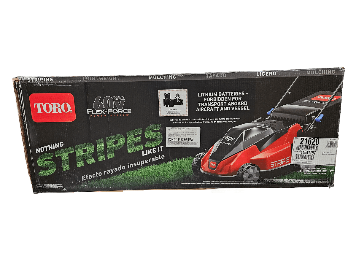 TORO 60V MAX 21 in. Stripe Self-Propelled Mower – 5.0Ah Battery/Charger ...
