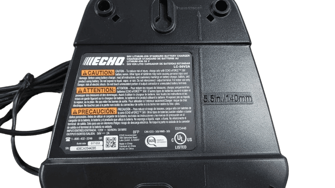 ECHO eFORCE 56V Standard Charger – Garland Home Center