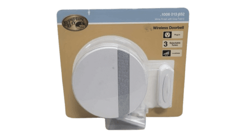 Hampton Bay Wireless Plug-In Doorbell Kit with Wireless Push Button in ... Hampton Bay Wireless Plug-In Doorbell Kit with Wireless Push Button in ...