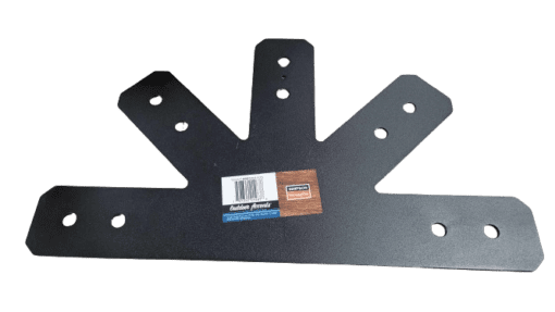 Simpson Strong Tie Avant Collection 12:12 Pitch Gable Plate in Black ...