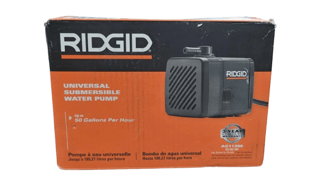 Ridgid Replacement Submersible Water Pump for Tile Saws - AC11301 ...