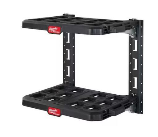 Milwaukee PACKOUT 22.3 in. Black Resin Racking Kit – Garland Home Center