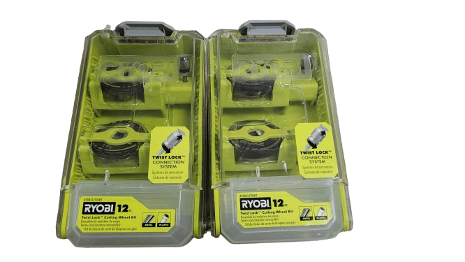 Lot of 2 Rotary Tool 12-Piece Twist Lock Cutting Kit (For Metal and ...