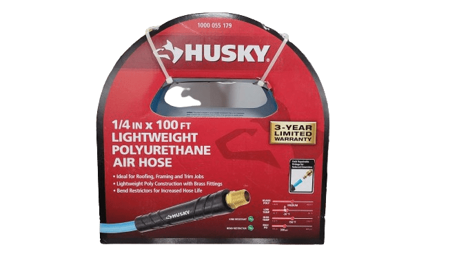 Husky 1/4 in. x 100 ft. Polyurethane Air Hose - Garland Home Center