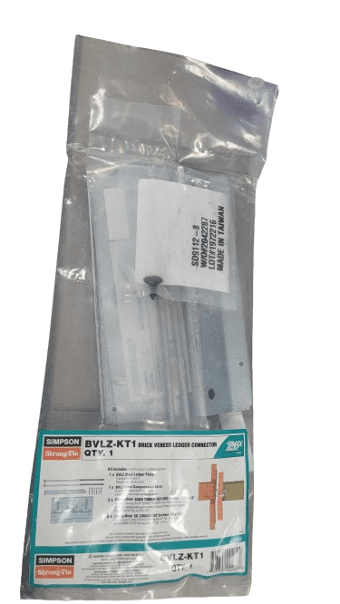 Simpson Strong-Tie MAX Galvanized Brick Veneer Ledger Connector ...