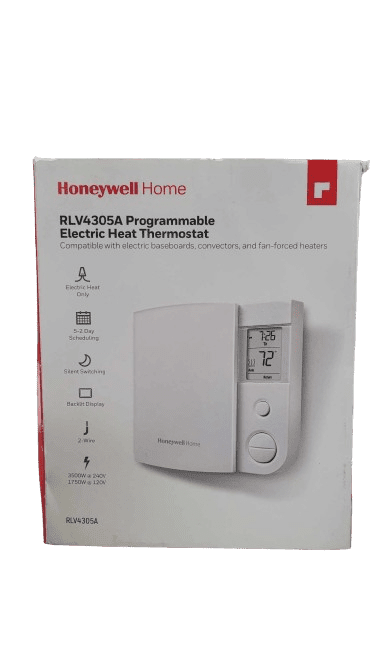 Honeywell 5-2 Day Baseboard Programmable Thermostat w/ Digital Backlit ...