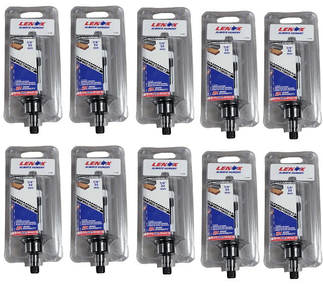 10-PACK LENOX 7/8-in Bi-Metal Arbored Hole Saw - Garland Home Center