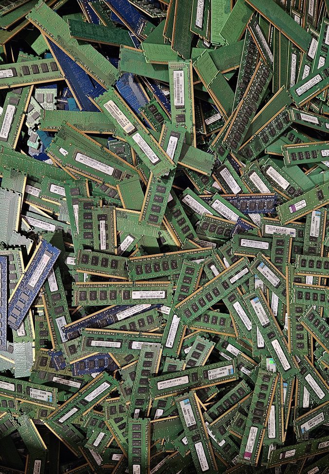 Gold Recovery Sold-By-The-Lb Pound SCRAP Hi-Yield Computer/Server Ram ...