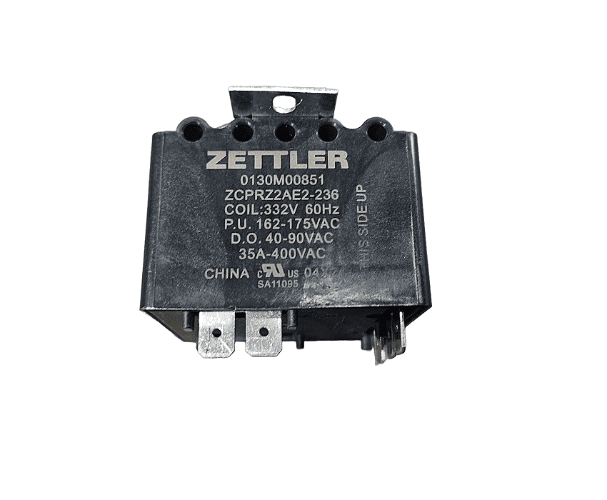NEW Zettler 0130M00851 ZCPRZ2AE2-236 Relay 35 AMP 400 Volt 332 VAC Coil ...