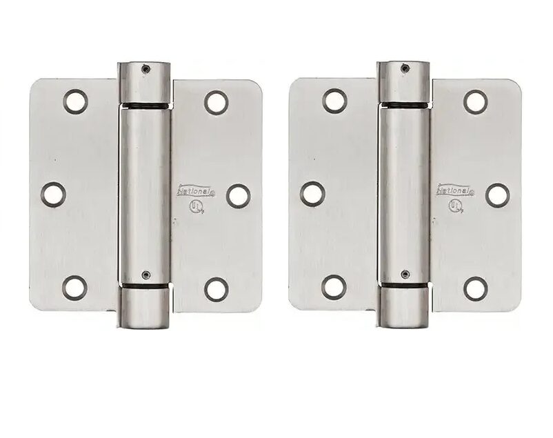 2-PACK National N350-835 Spring Door Hinge 3-1/2" x 1/4" Radius in ...