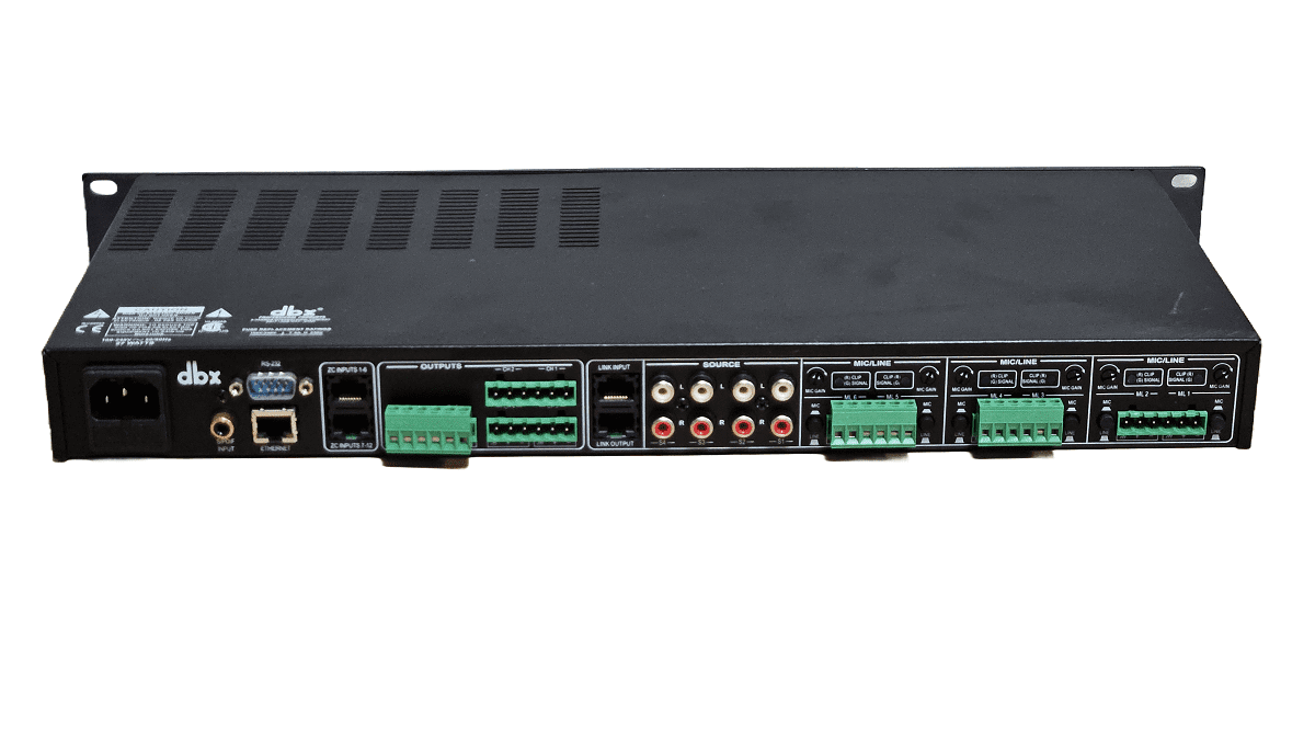 dbx ZonePRO 1260m DBX1260MV Digital Zone Processor – Garland Home Center