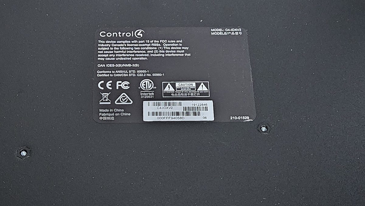 Control4 C4-IOXV2 Rack Mount System Home Automation IO Extender V2 ...