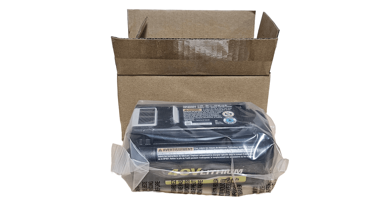 NEW Genuine OEM Ryobi OP40401 40-Volt Lithium-Ion 4 Ah Battery ...