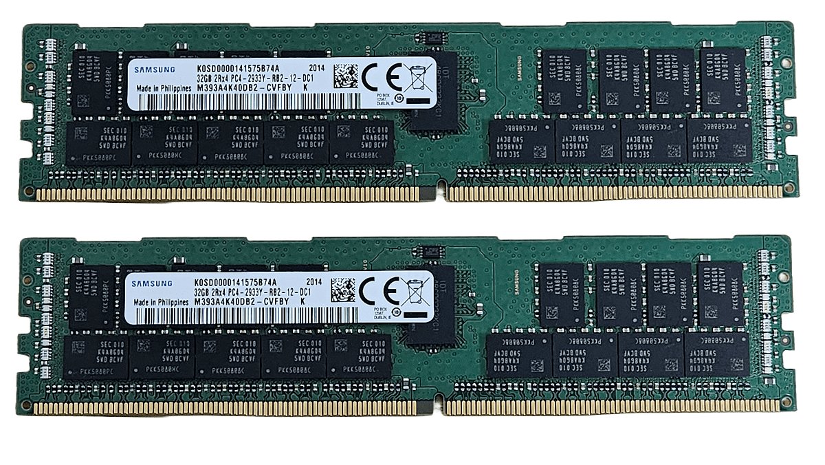 64GB 2x32GB 2Rx4 2933Y Dell Poweredge R540 R640 R740 R840 ECC Server ...