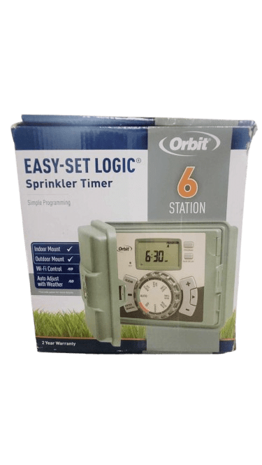 Orbit 6-Station Easy-Set Logic Indoor/Outdoor Sprinkler Timer - Garland Home Center