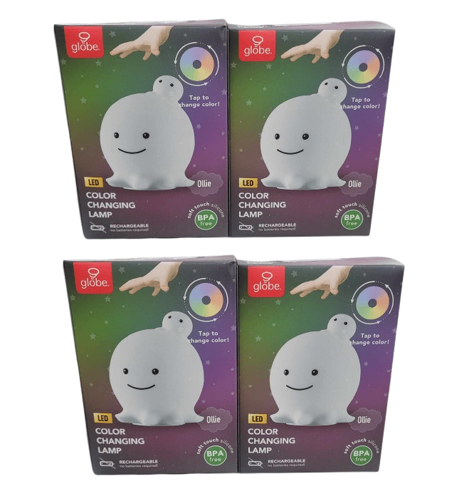4-PACK Ollie Octopus Multi-Color Changing LED Touch Activated Night ...