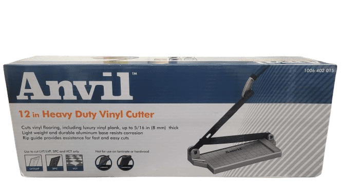 Anvil 12 in. Luxury Vinyl Tile (LVT) Cutter – Garland Home Center
