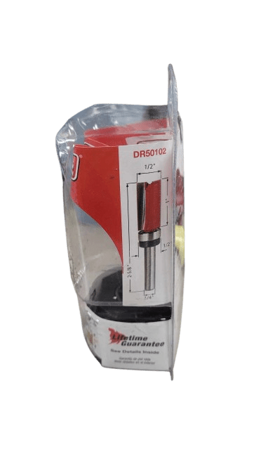 DIABLO 1/2 in. x 1 in. Carbide Top-Bearing Flush Trim Router Bit ...