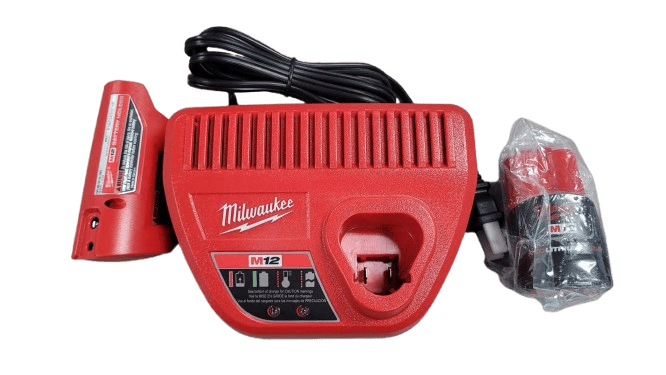 Milwaukee M12 Charger, Battery and Holder Kit - Garland Home Center
