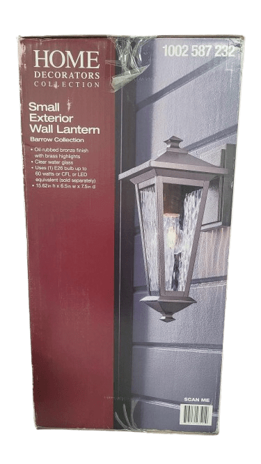 HDC 1-Light Oil Rubbed Bronze Outdoor Wall Lantern Sconce Barrow ...