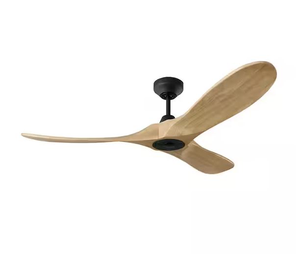 Maverick 52 in. Smart Indoor/Outdoor Matte Black Ceiling Fan With ...