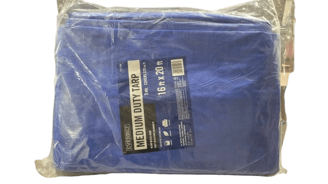 Everbilt Tarp 16 ft. x 20 ft. Blue Medium Duty