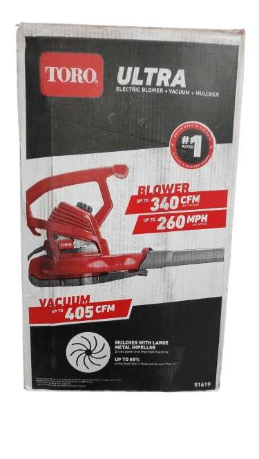 Toro 51619 Leaf Blower/Vacuum Ultra 260 mph 340 CFM 110 - Garland Home ...