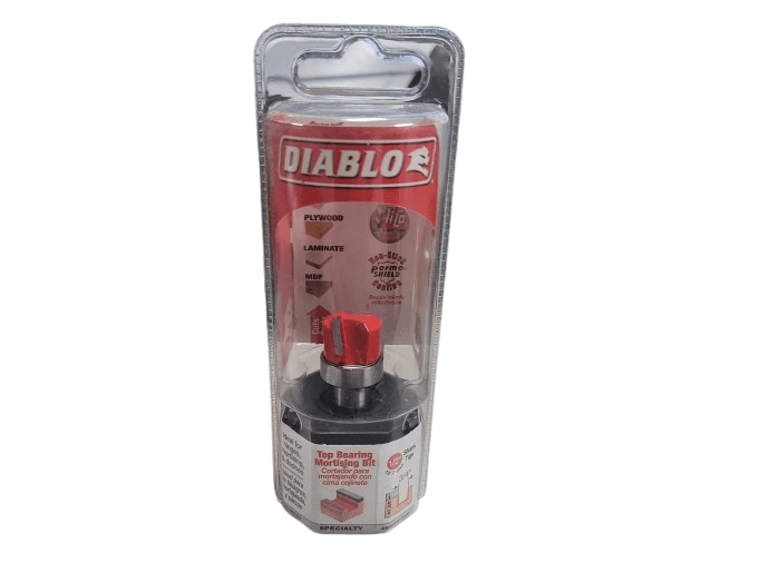 Diablo 3/4 in. x 1/2 in. Carbide Top Bearing Dado Router Bit - Garland ...