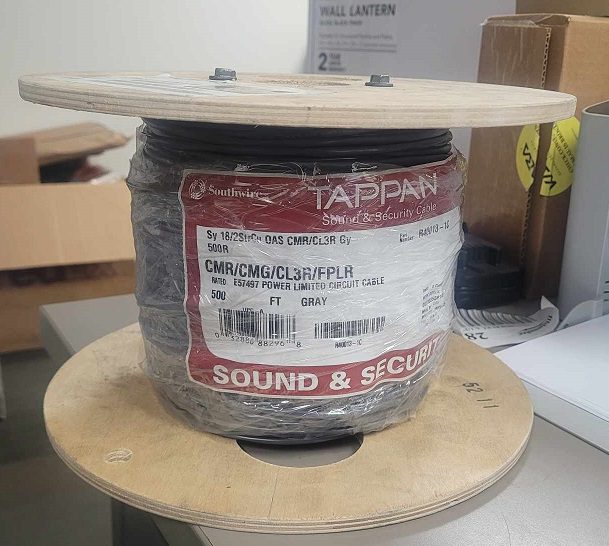Southwire 18/2C STR BC CMR/CL3R GRAY R40013-1C-500 FT