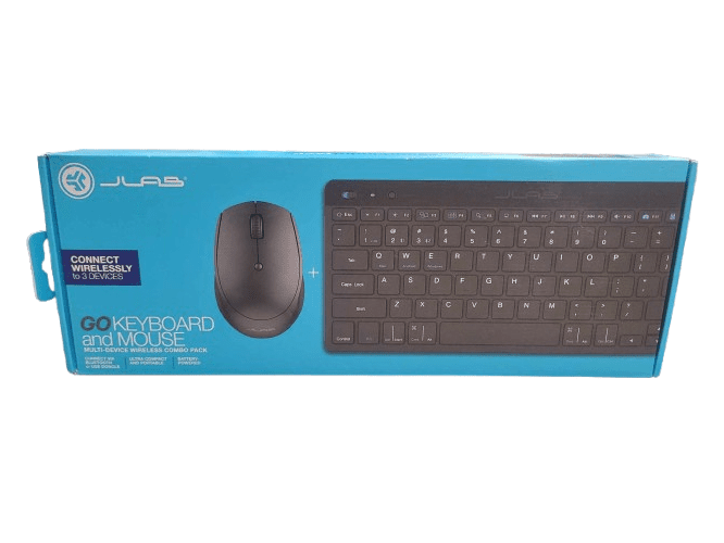 JLab GO Wireless Keyboard and Mouse Bundle - Black