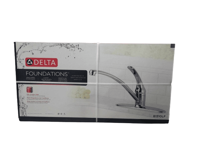 Delta Foundations Single-Handle Kitchen Faucet in Chrome
