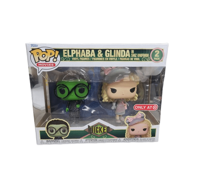 Funko POP! Movies Wicked Elphaba and Glinda in Shiz Uniform