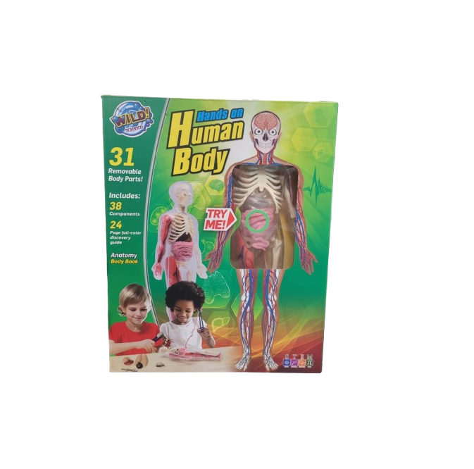 38-Piece Wild Science Human Body Science Kit w/ Book