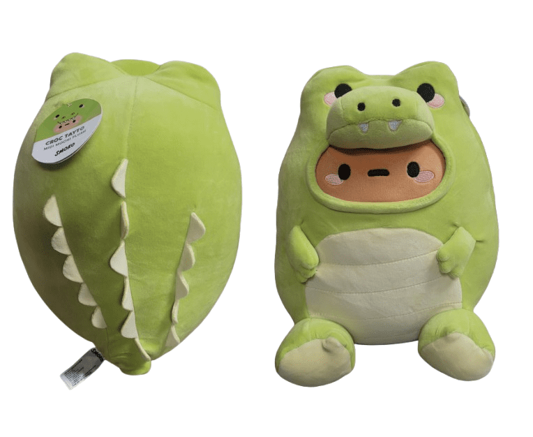 Smoko 10" Croc Tayto Deluxe Plush