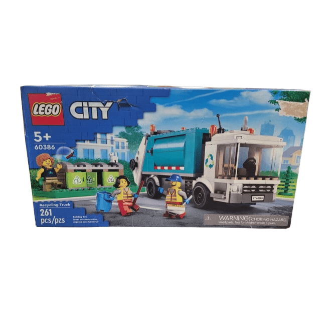 LEGO City Recycling Truck Bin Lorry Toy, Vehicle Set 60386