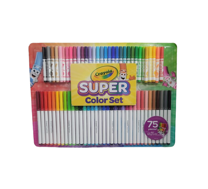 75-Piece Crayola Super Color Set
