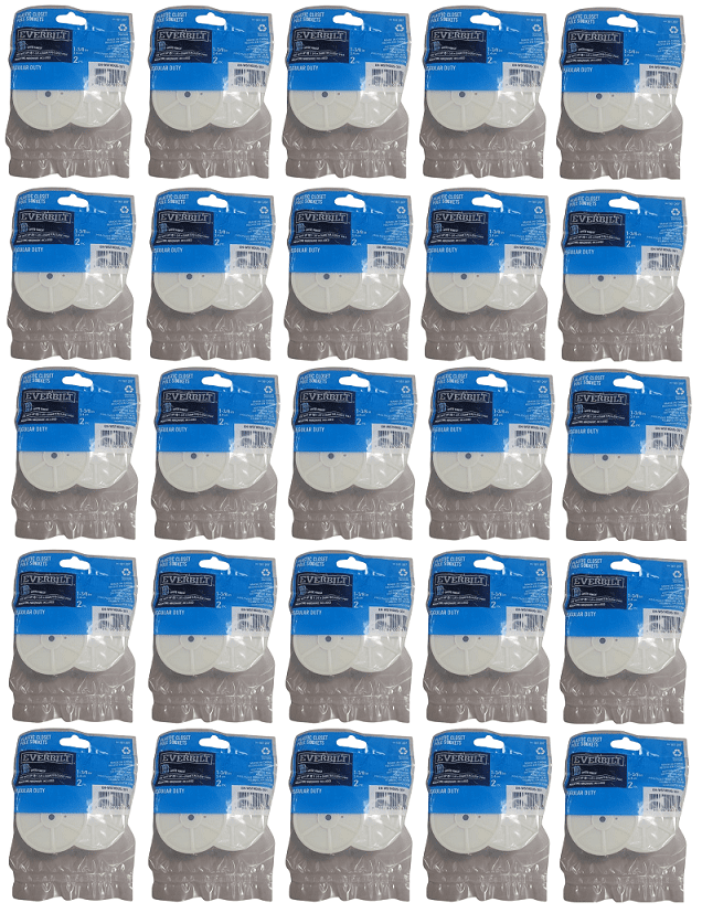 25-PACK Everbilt Plastic Pole Sockets White