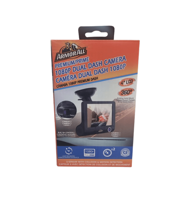 ArmorAll High Definition 1080p Dual Dashboard Camera