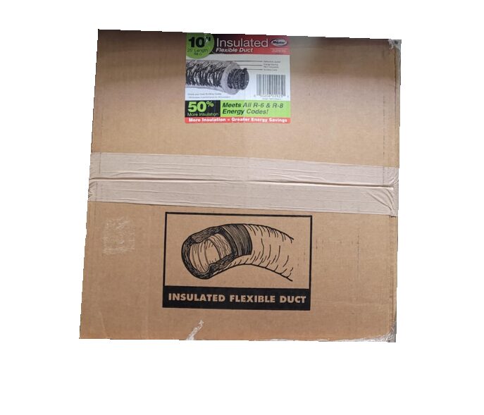 Master Flow 10 in. x 25 ft. Insulated Flexible Duct