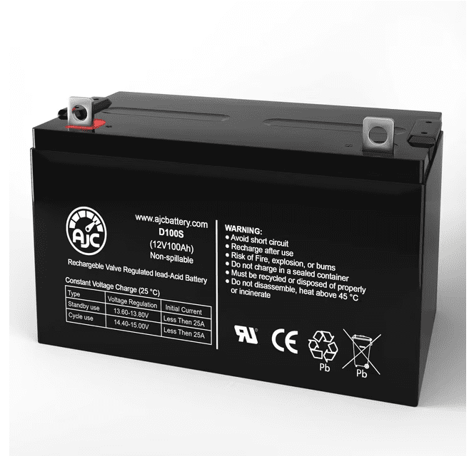 Leoch Battery LPC12-100 12V 100Ah Wheelchair Replacement