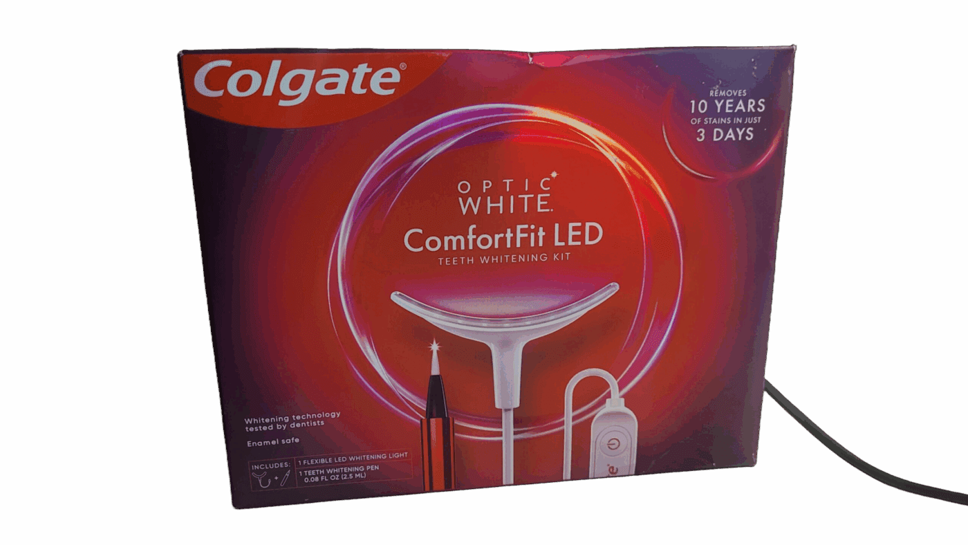 Colgate Optic White Comfort Fit LED Teeth Whitening Kit