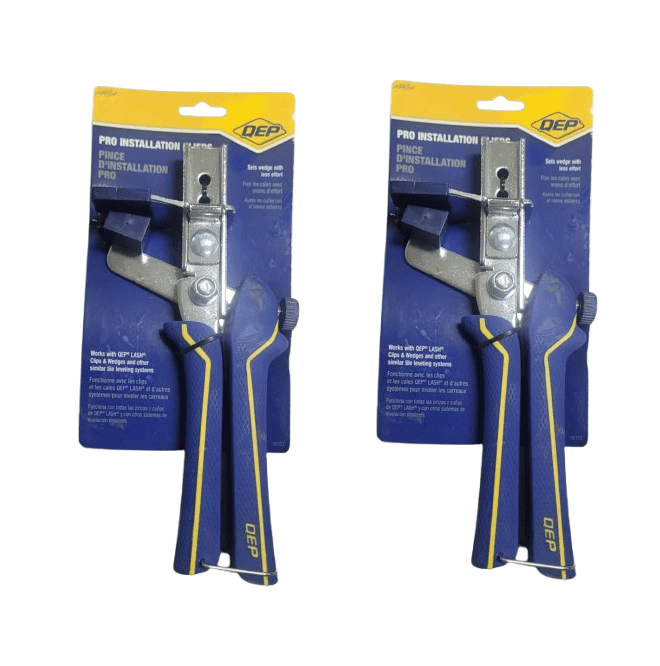 2-PACK QEP Pro Install Pliers for Clip & Wedge Tile Systems