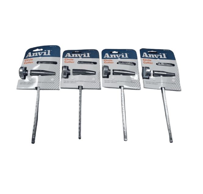 4-PACK Anvil 8-1/2" Drywall Circle Cutter Tool