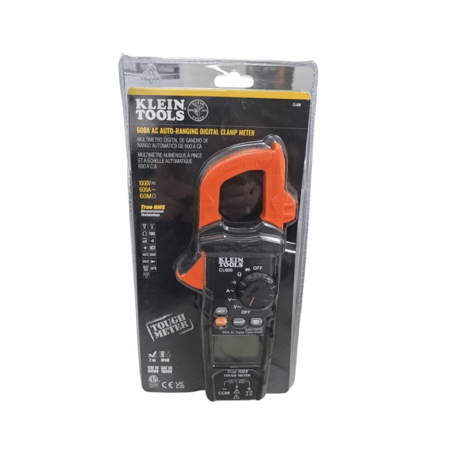 Klein Tools 600 AMP Digital Clamp Meter, RMS, AC Auto-Range