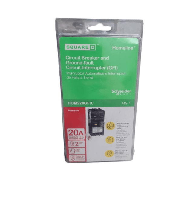 Homeline 20 Amp 2-Pole GFCI Circuit Breaker