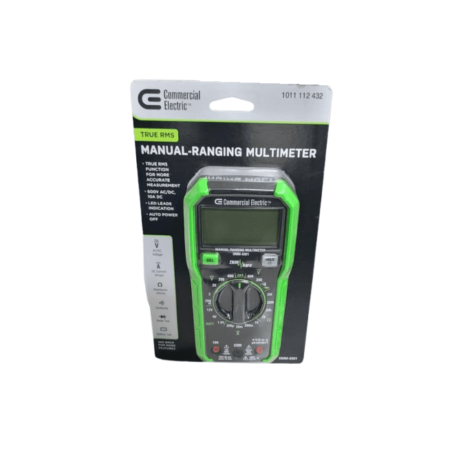 Commercial Electric 600-Volt True RMS Digital Multimeter